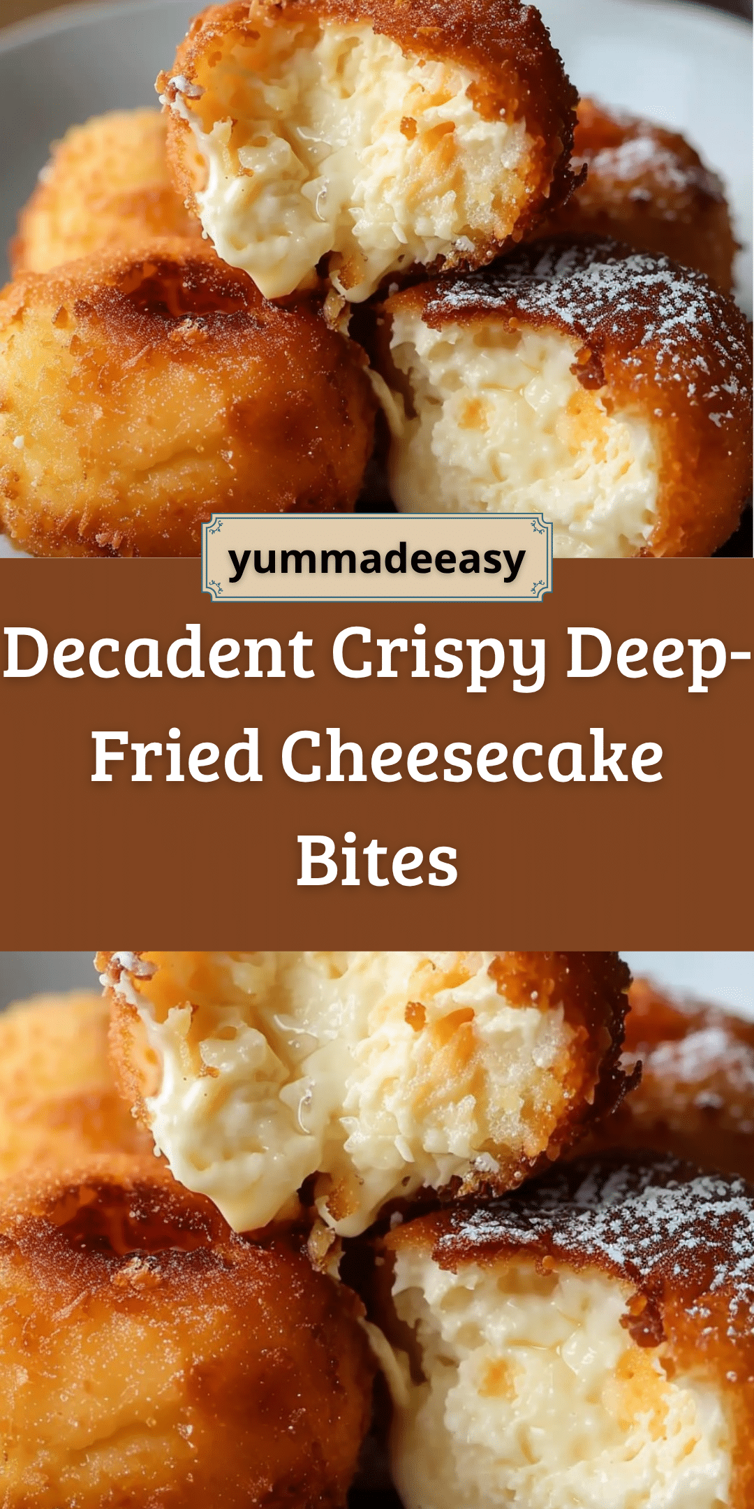 Crispy Deep-Fried Cheesecake Bites | Yumma Deeasy