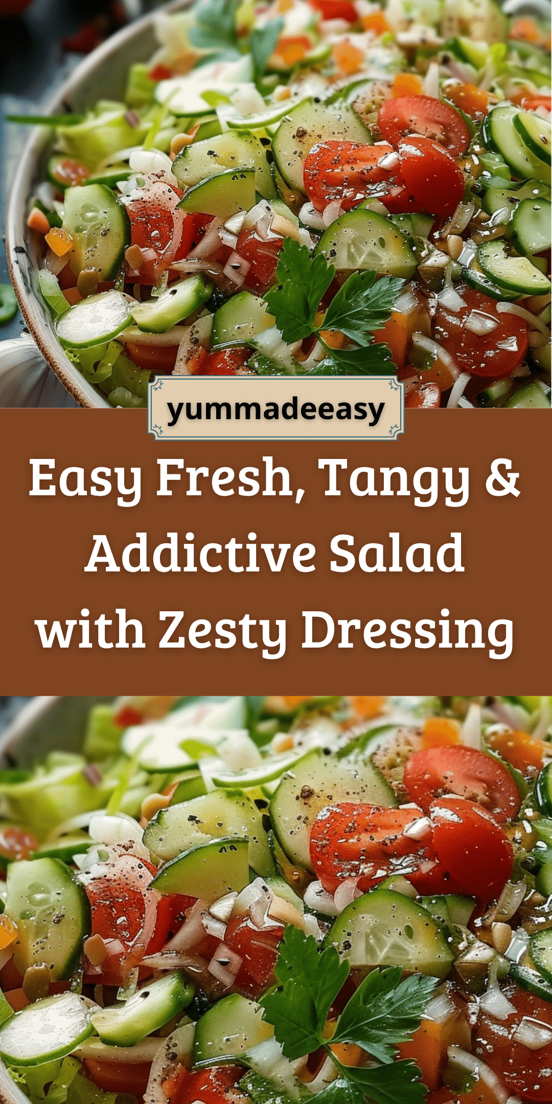 Fresh, Tangy & Addictive Salad Recipe | Yumma Deeasy