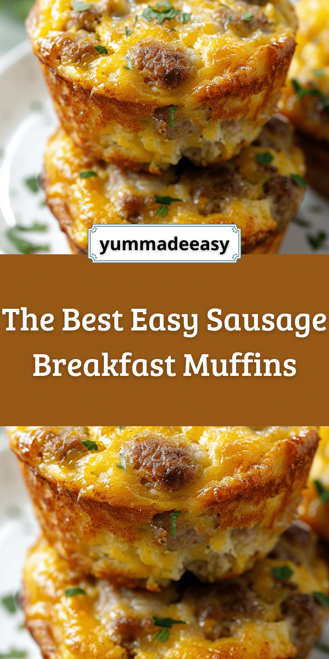 Easy Sausage Breakfast Muffins | Yumma Deeasy
