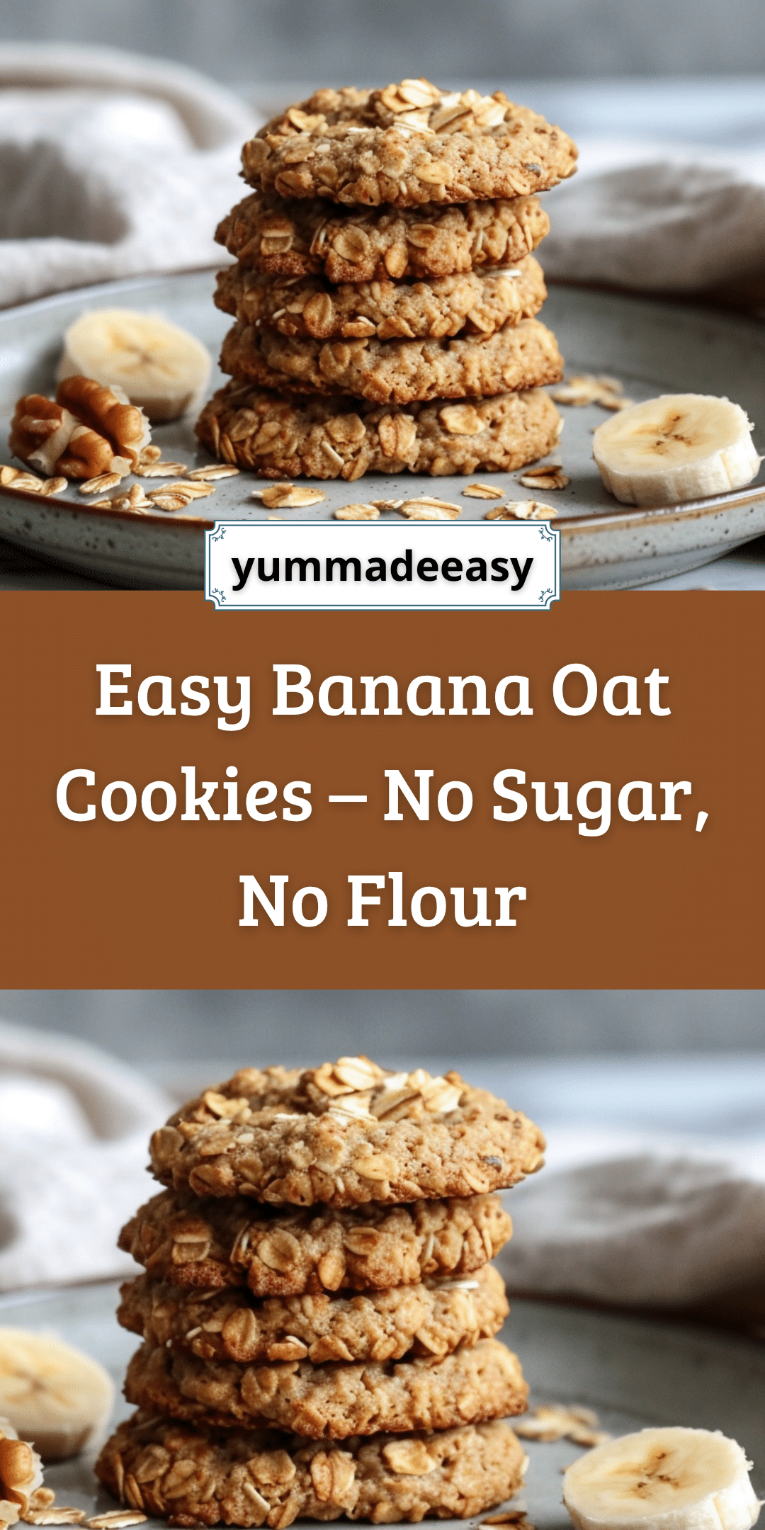 Healthy Cookies – No Sugar! No Flour! | Yumma Deeasy