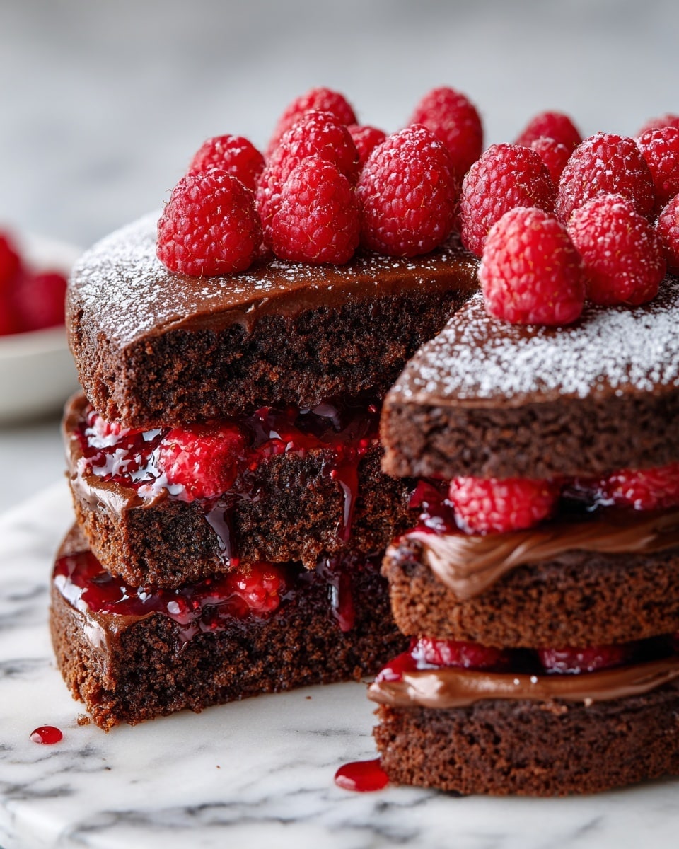 Gluten Free Raspberry Chocolate Cake | Irresistibly Rich & Easy