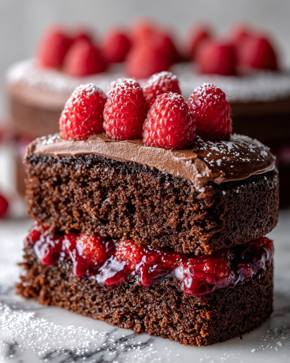 Gluten Free Raspberry Chocolate Cake | Irresistibly Rich & Easy